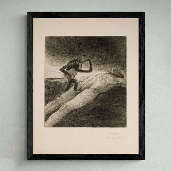alfred-kubin-wissenschaft-19th-century-surreal-symbolist-lithograph ...