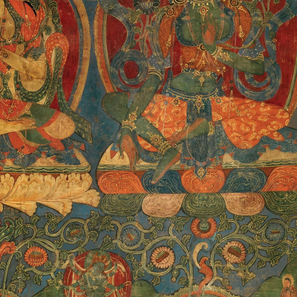 Green Tara White Tara | Tibetan Buddhist Mandala Thangka Compassion Me ...