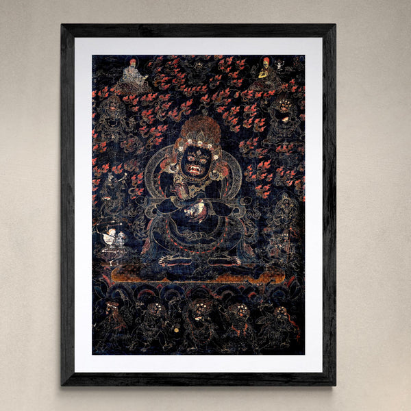 mahakala-as-panjarantha-dharma-protector-black-tibetan-antique-thangka ...